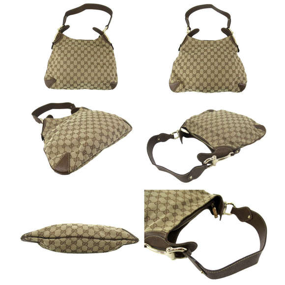 Gucci | Bags | Gucci Tan Canvas Gg Handbag | Poshmark